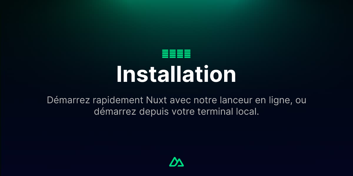 安装 - 开始使用 - Nuxt 中文文档 v3