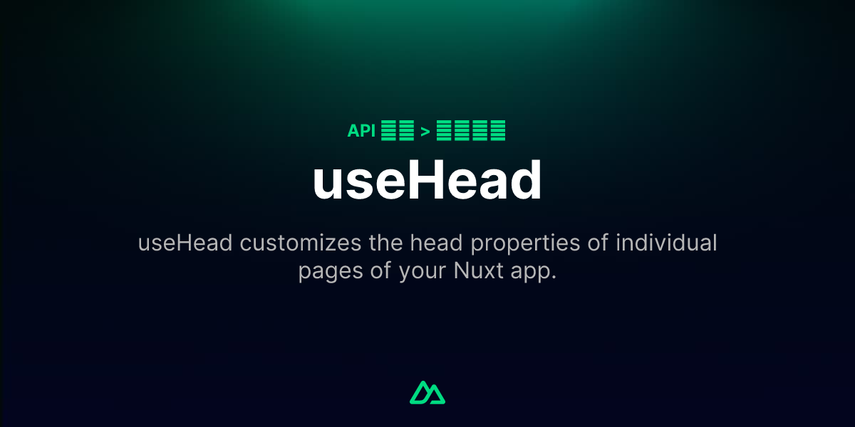 useHead - Nuxt 组合函数 - Nuxt 中文文档 v4