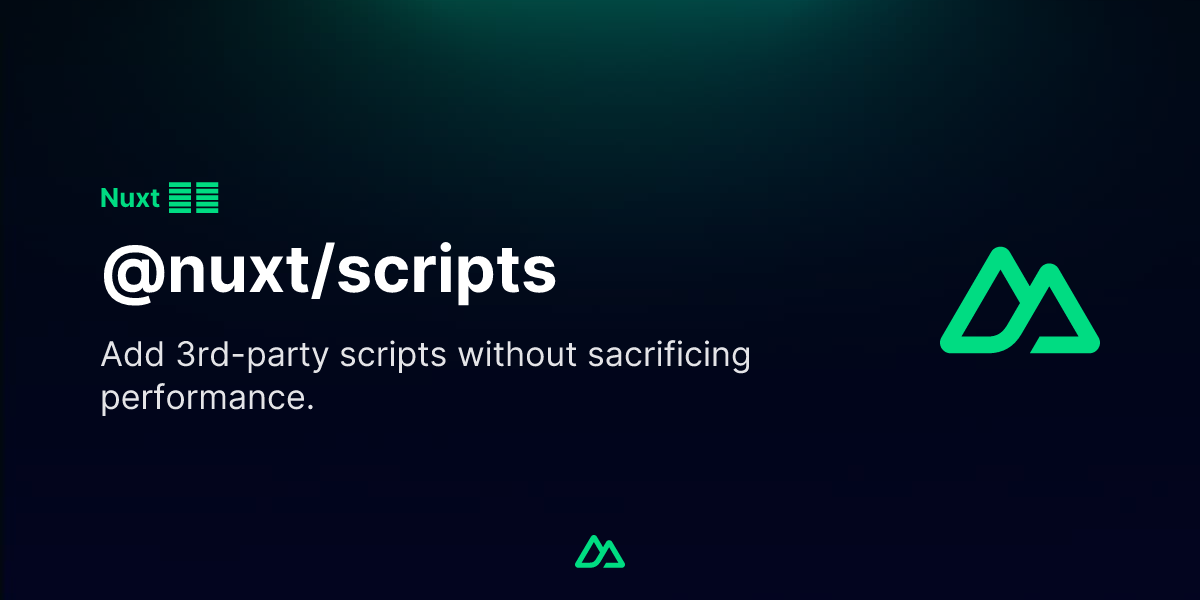 @nuxt/scripts - Nuxt 模块 - Nuxt 中文文档