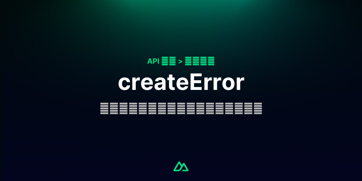 createError - Nuxt 实用工具 - Nuxt 中文文档 v4