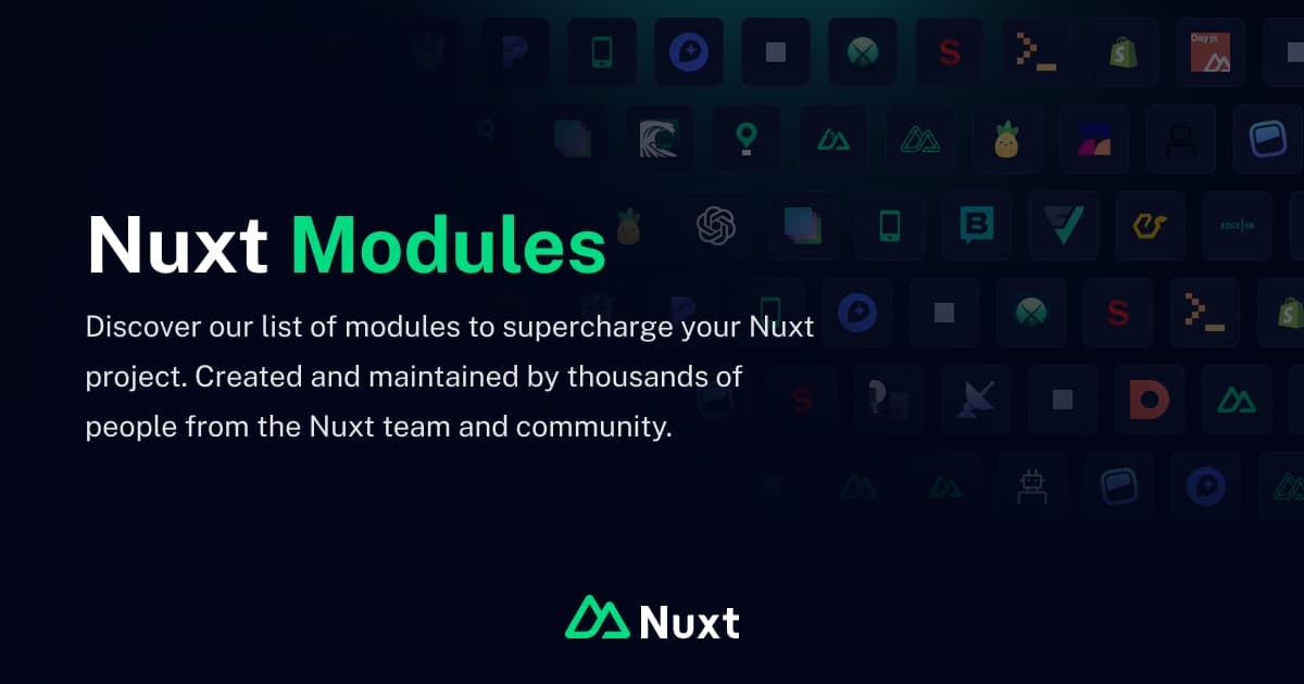 Nuxt 模块 - Nuxt 中文文档